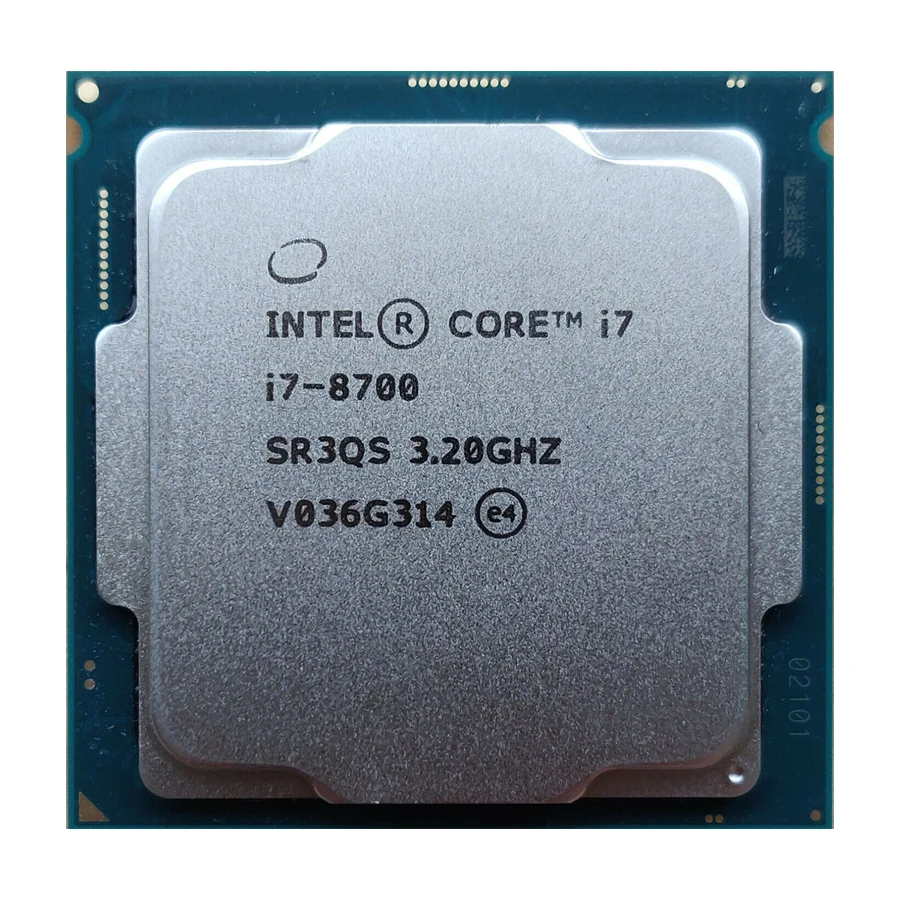Intel Core I7 8700 3.2 Ghz Six-core Twelve-thread Cpu Processor 12m 65w ...