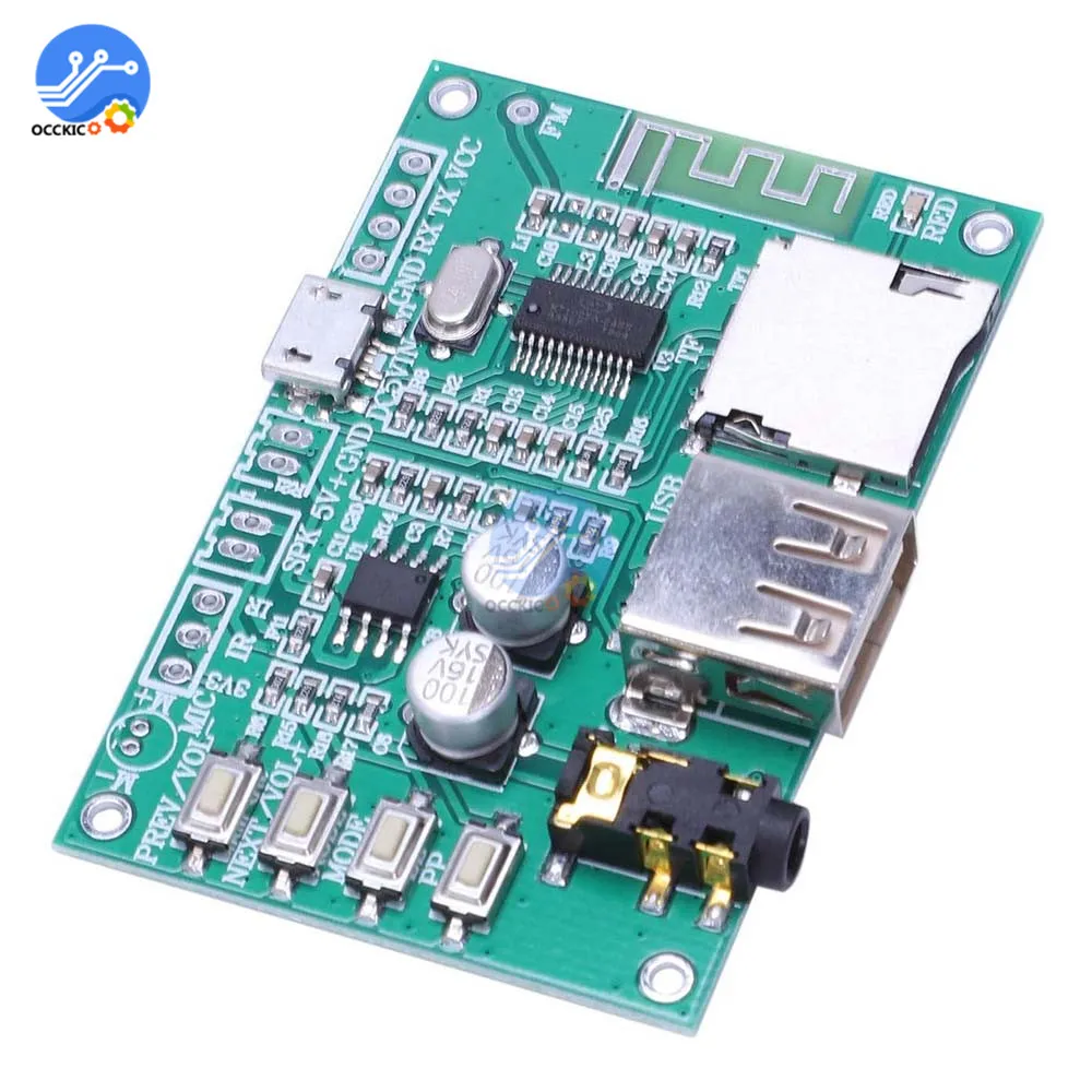 Bt201 Dual Mode Bluetooth 5.0 Audio Amplifier Board Module Support Tf ...