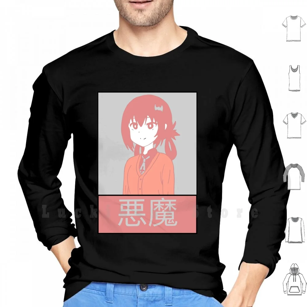 Pastel Satania Hoodie Long Sleeve Gabriel Dropout Satania Anime Girl ...