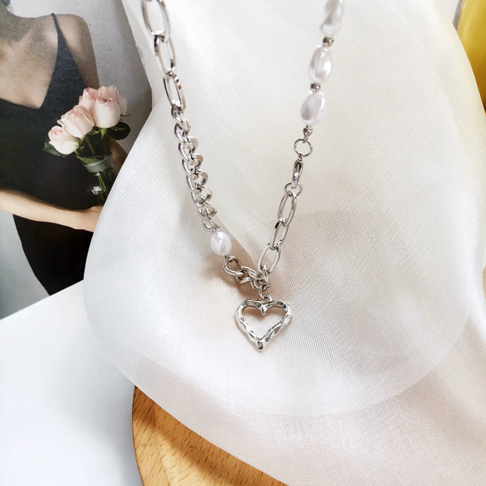 30％割引ブラック系【WEB限定】 Heart of bone gangsta necklace chain ネックレス アクセサリーブラック ...