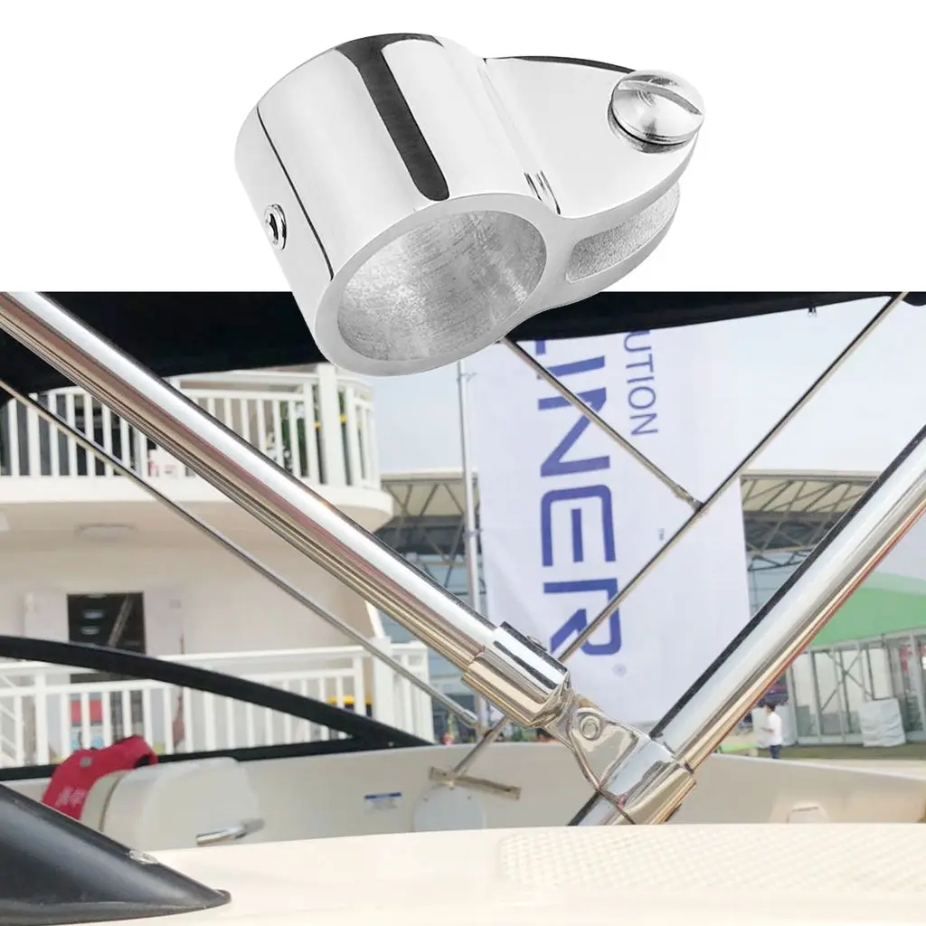 Stainless Steel Jaw Slide Clamp 1" 25mm Bimini Top Hinged Slide Fitting ...