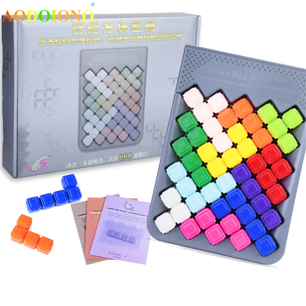 864 Topics Brain Box Password Puzzle Toy Party Family Game Children ...