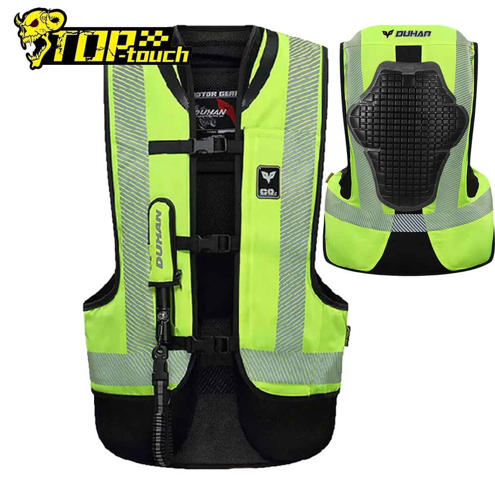 NEW-Reflective-Safety-Vest-Motorcycle-Air-bag-Vest-Reflective-Jacket ...