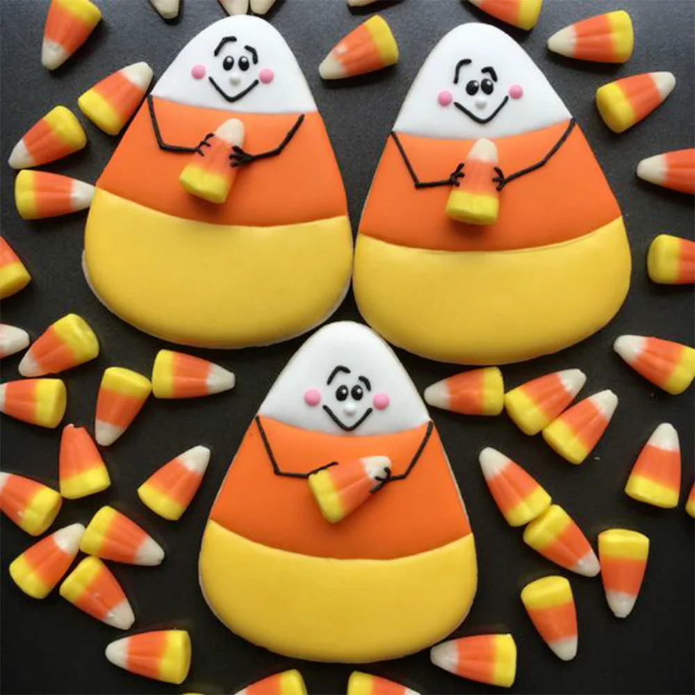 Candy Corn Cookie Template