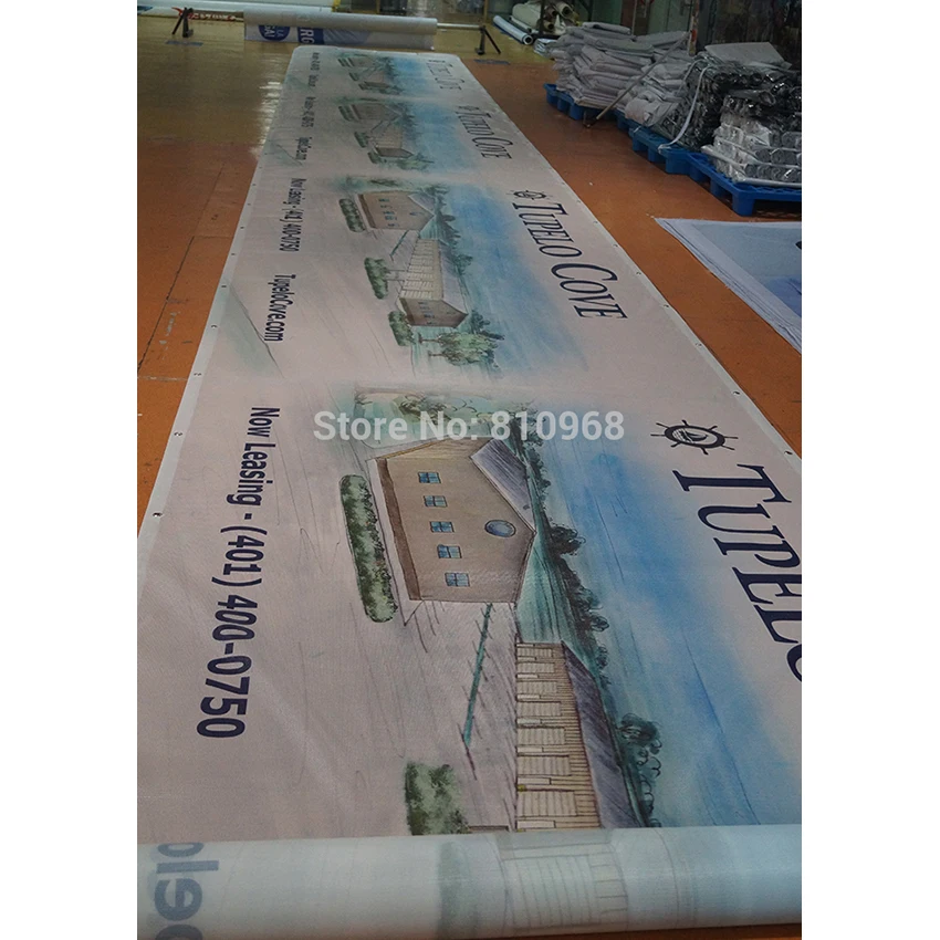 Custom High Quality Pvc Mesh Banners, 6x0.9m, 6x1.5m Long Perforated ...