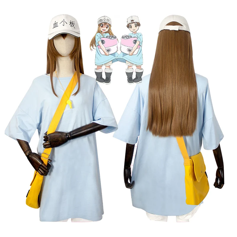 Anime Cells At Work Platelet Cosplay Costume Full Set For Women ...