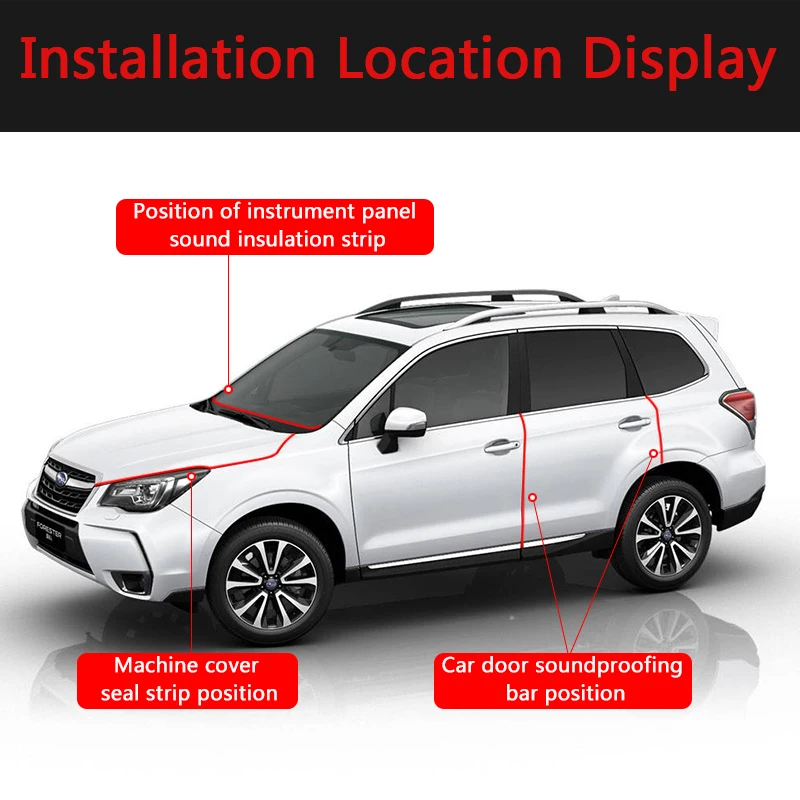 TAJIAN Automotive Supplies Car Door Sealant Instrument Panel Soundproof ...