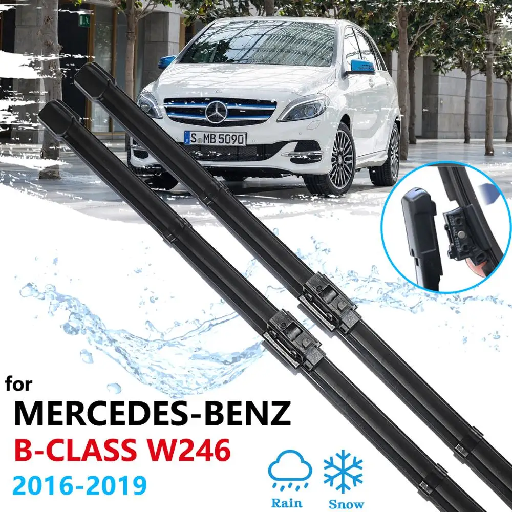 Car Wiper Blades for Mercedes Benz B-Class W246 2016~2019 Windscreen ...