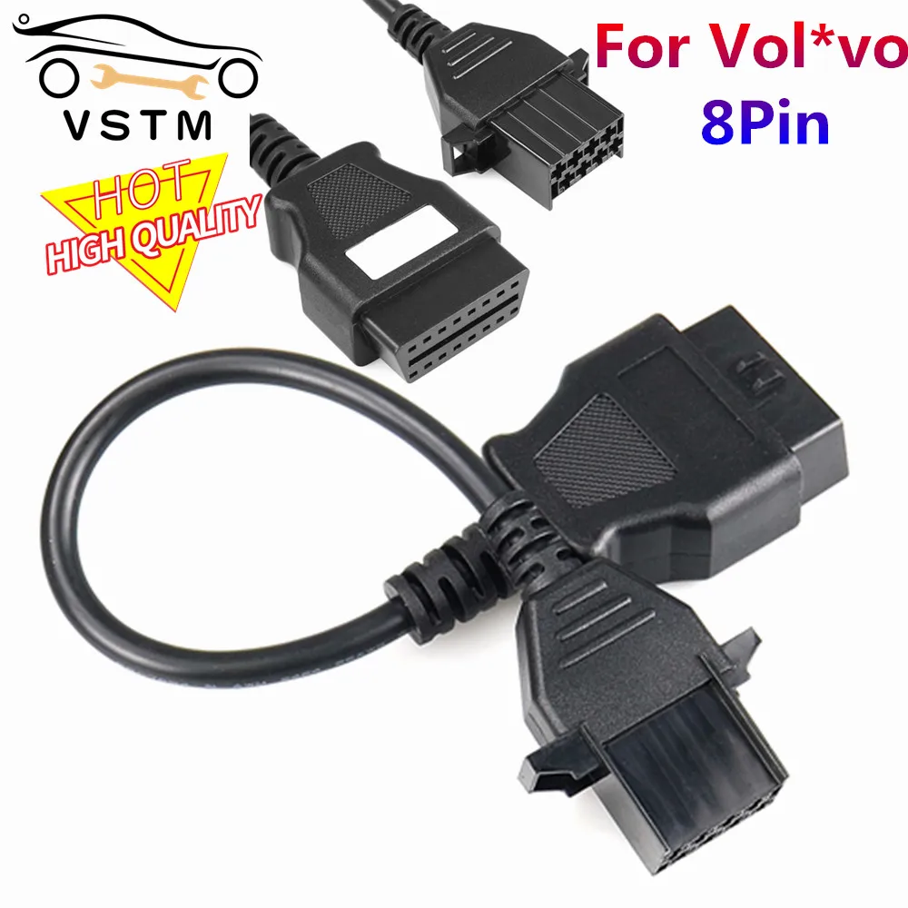 OBD2-8Pin-Adapter-for-Volvo-8Pin-OBD-Convertor-Cable-Truck-Heavy-Duty ...