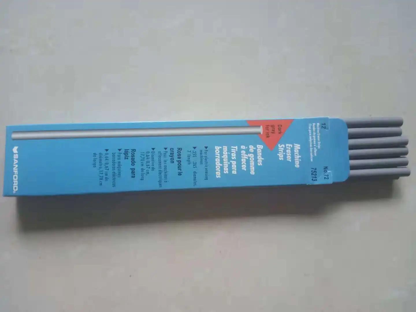 New SANFORD Machine Eraser Strips NO.72(75213) dark gray for ink ...