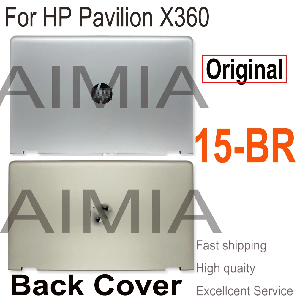 Original-For-HP-Pavilion-X360-15-BR-Back-Cover-Top-Housing-Case-Lcd ...