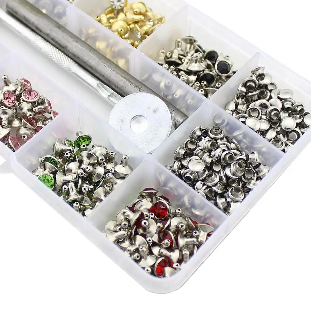 Rivet à strass - Non spécifié - 7mm - 360 pièces - Cuivre - Accessoire ...
