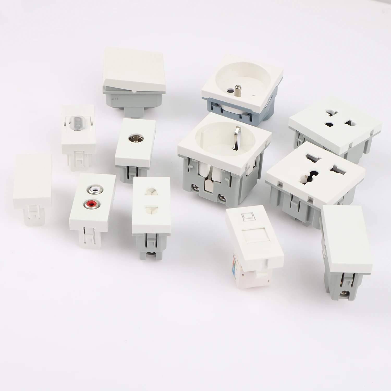 EUR-French-US-Universal-Standard-Socket-Module-45-Size-Network-USB-TYPE ...