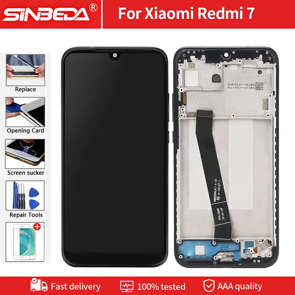 6.26" Original For Xiaomi Redmi 7 LCD Display With Touch Screen ...