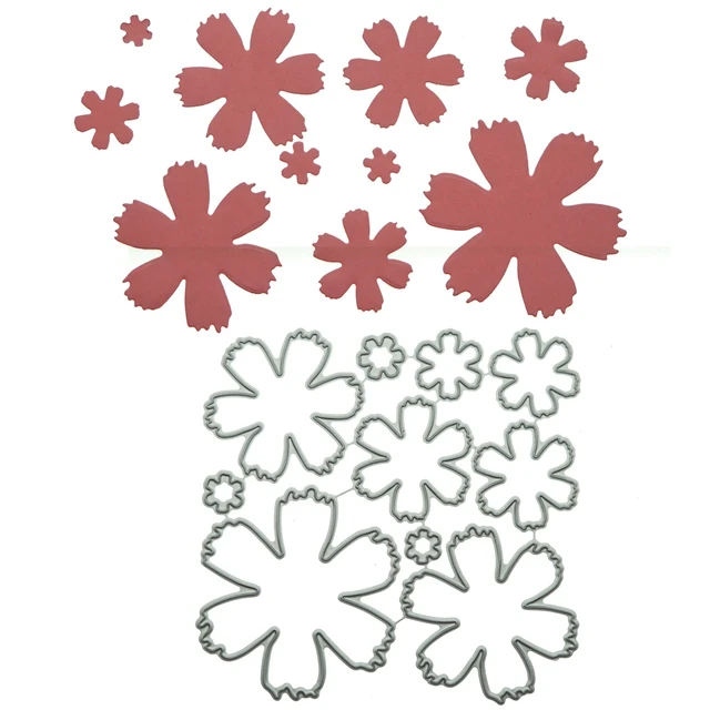 6 Petal Flower Stencil