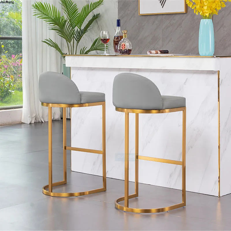 Nordic-Bar-Stool-Modern-Minimalist-High-Feet-Stool-Gold-silver-The-Bar ...