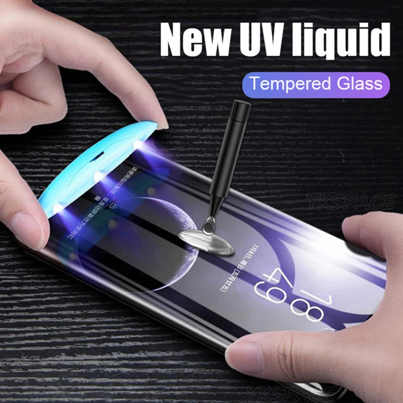 UV-Liquid-Full-Glue-Clear-Screen-Protector-For-OnePlus-7-7T-8-9-10-11 ...
