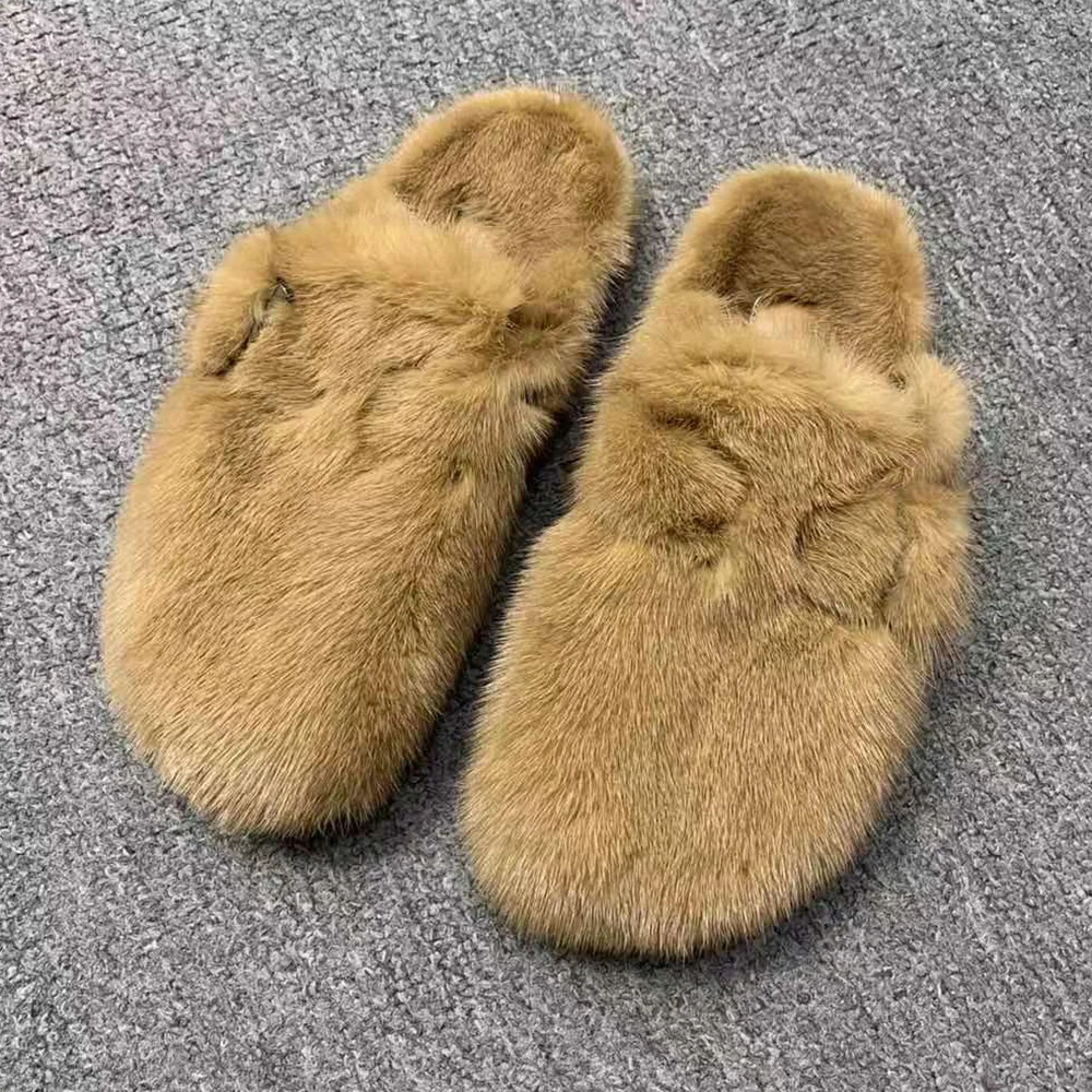 2021-New-Women-s-Fur-Slippers-100-Real-Mink-Fur-Slippers-Ladies-Fur ...