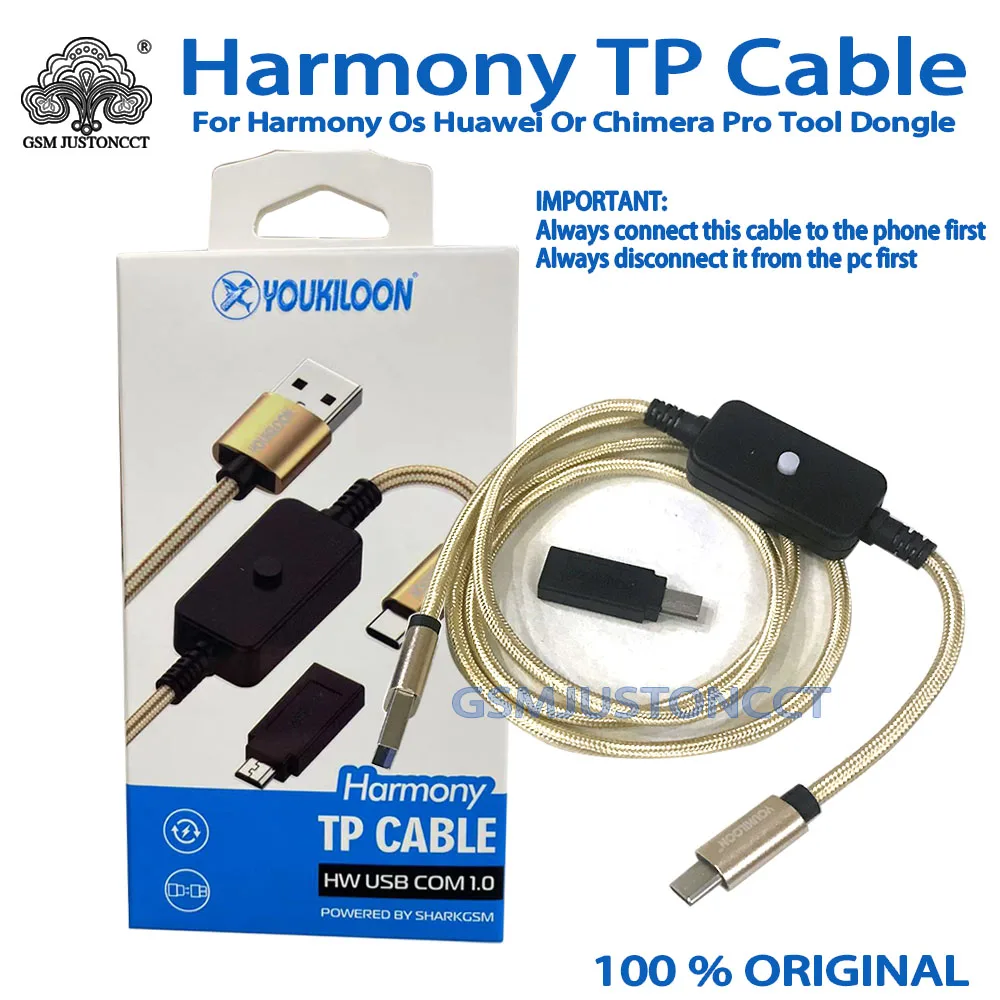 2022 New Style Harmony Tp Cable + Hw Usb Com 1.0 For Harmony Os Huawei Or Chimera Pro Tool Dongle