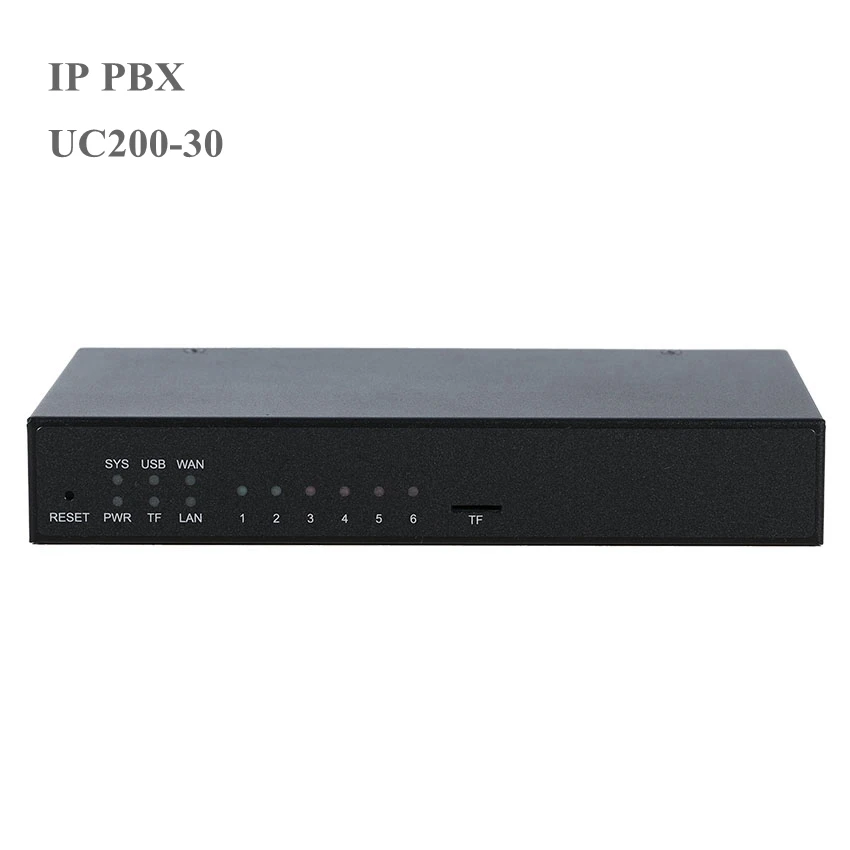 New arrival ip pbx UC200-30 voip ippbx system support 30 concurrent calls and 120 users with fxo ...