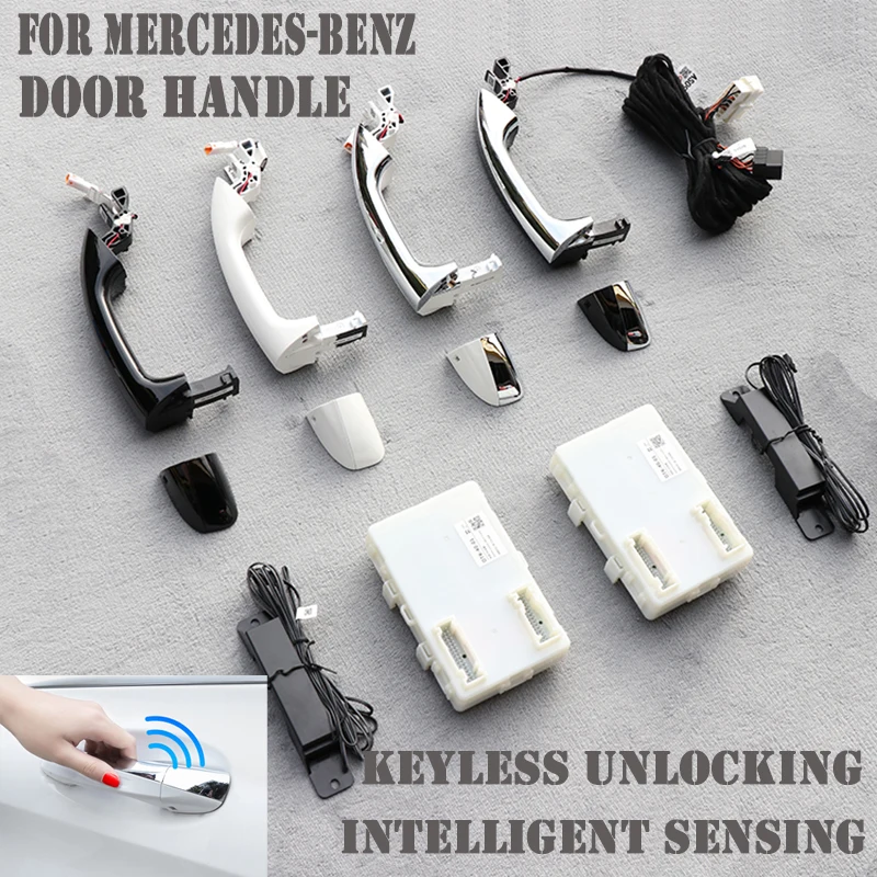 Car-Door-Handle-Intelligent-Sensing-Keyless-Unlocking-For-Mercedes-E ...