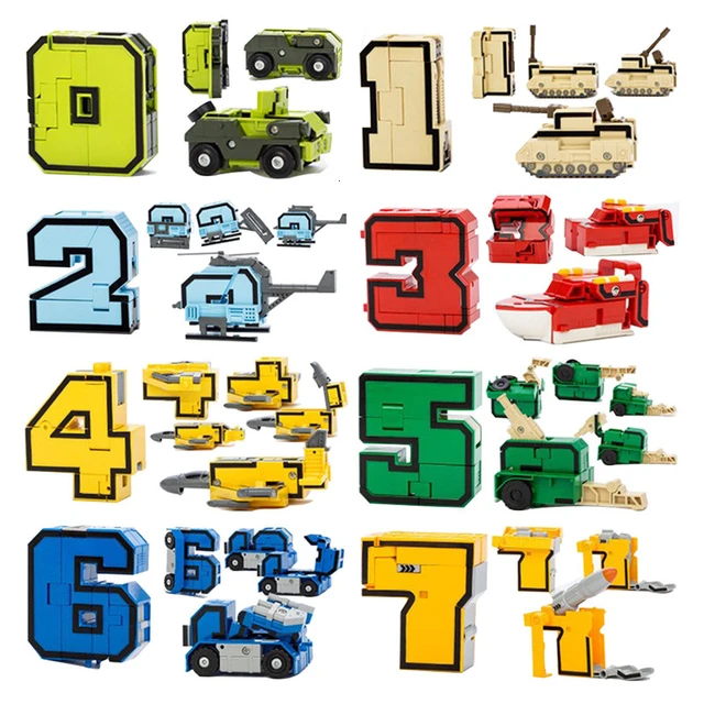 Transformer Alphabet Letters