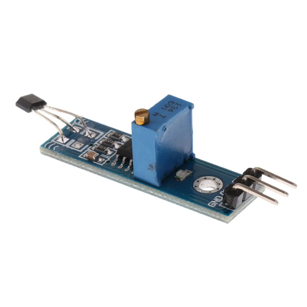 Linear Magnetic Hall Effect Switch Speed Counting Sensor Module 3 pin ...