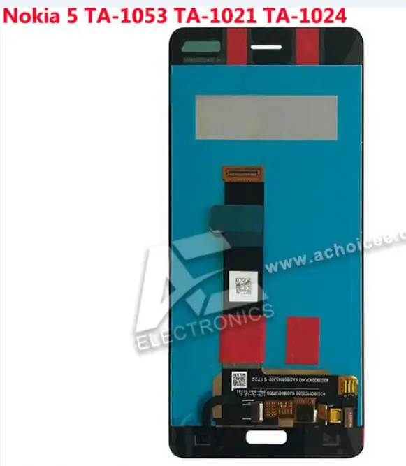 Kit de reposição de tela lcd touch para nokia 5 ta 1053 ta 1024, ta1053 ...