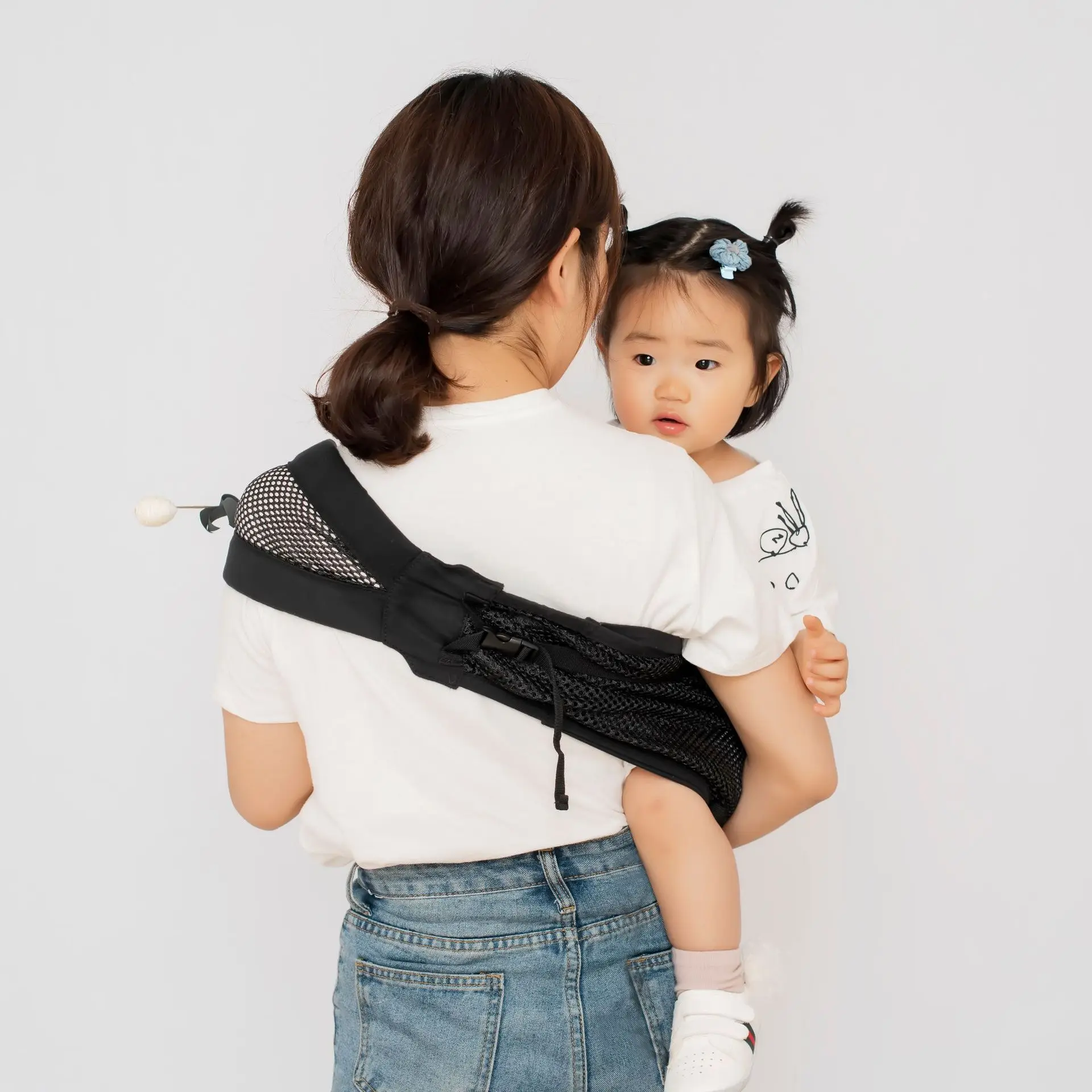 Criança estilingue wrap swaddling crianças enfermagem papoose bolsa ...