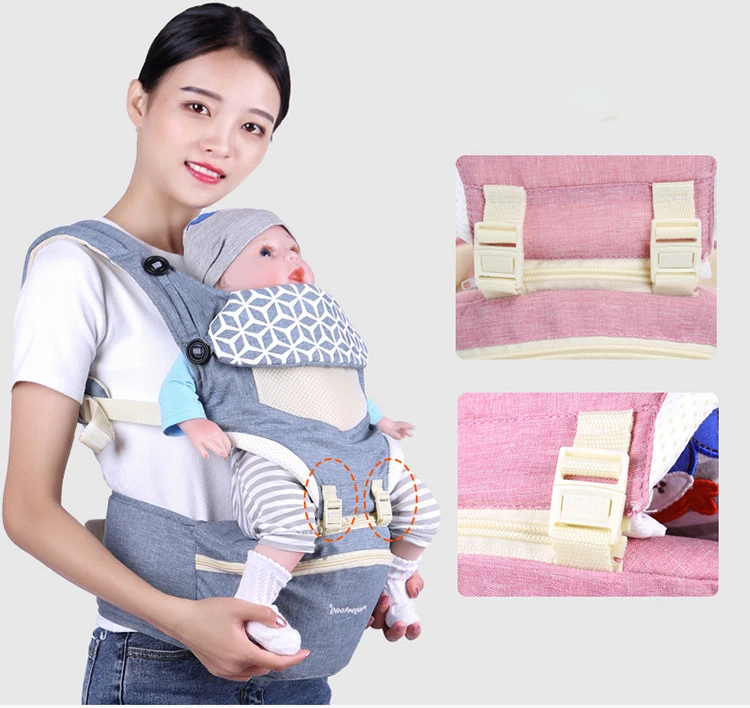 Ergonomic Baby Carrier Comfortable Breathable Sling Backpack Newborn ...
