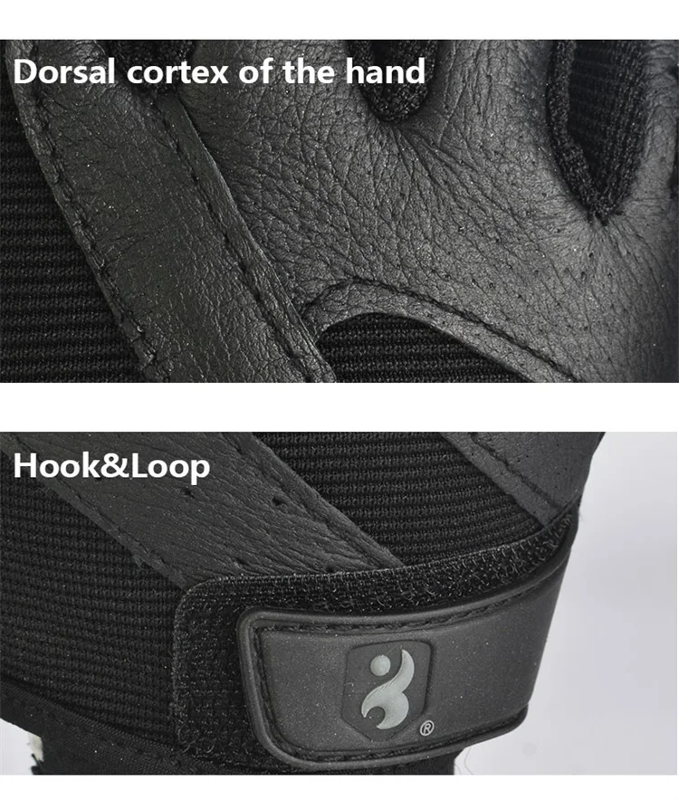 Pack fitness,gants de gymnastique en cuir véritable pour hommes et ...