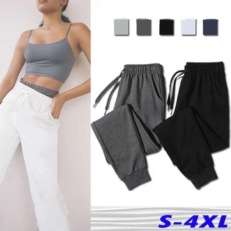 Spring-Autumn-Women-s-Jogging-Drawstring-Elastic-Waist-Pants-Running ...