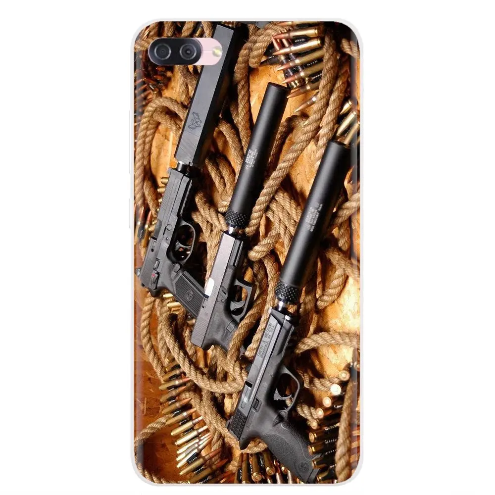 Pistolas glock arma bala tpu macio telefone capa para iphone 11 pro 4 ...