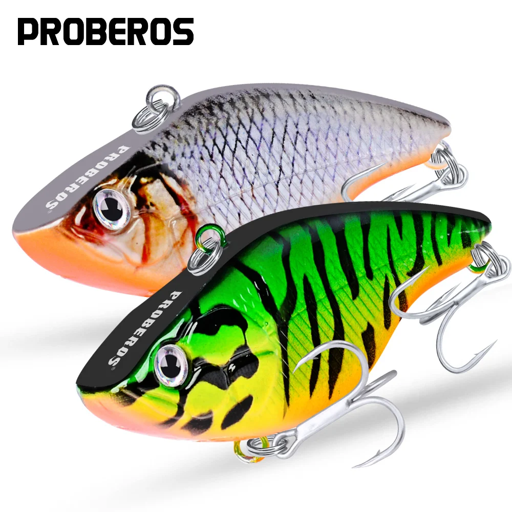 PROBEROS Pencil VIB Fishing Lures 7.4cm 18.5g Artificial Wobbler Bass ...