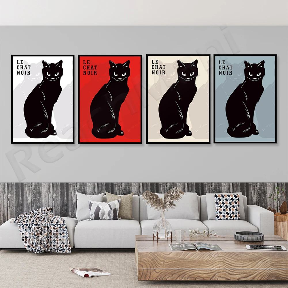 Vintage French Cat Posters