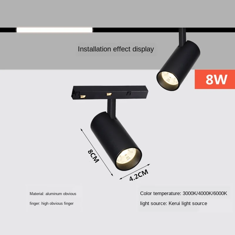 6pcs New No Main Light Decoration Creative Magnetic Lamp Holder ...