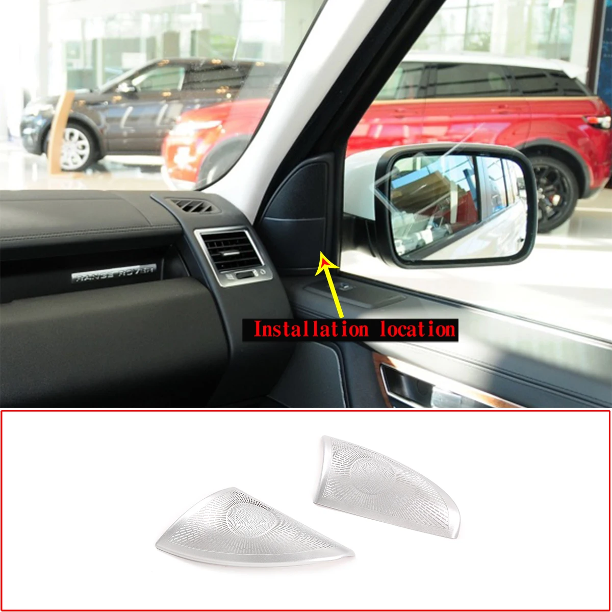 For-2010-2013-Land-Rover-Range-Rover-Sport-Stainless-steel-door-tweeter ...