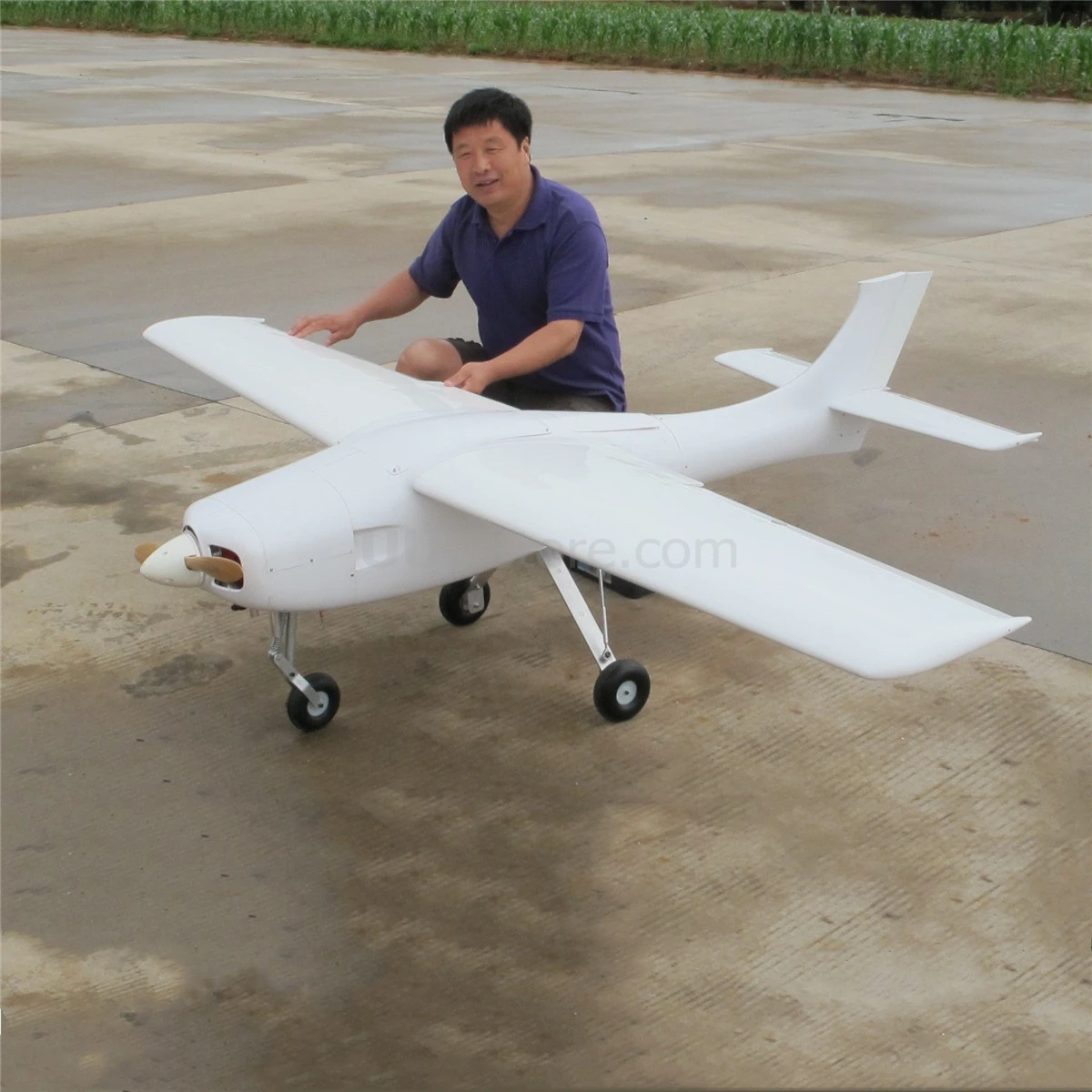 FPVOK UAV Gas Powered 2.6m Wingspan Requirement 50 80cc engine Modle ...