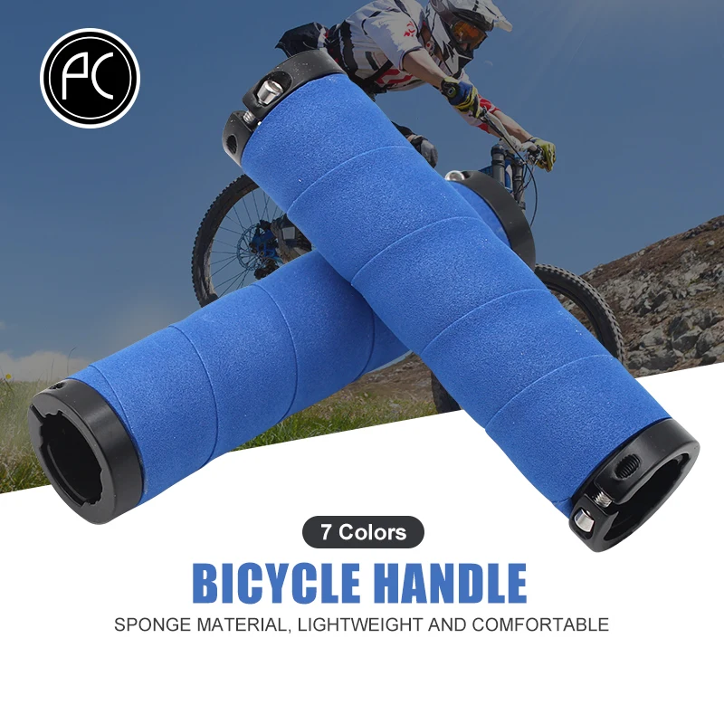 PCycling Bicycle Grips Sponge Handle Tape MTB Road Bike Grip Comfort ...