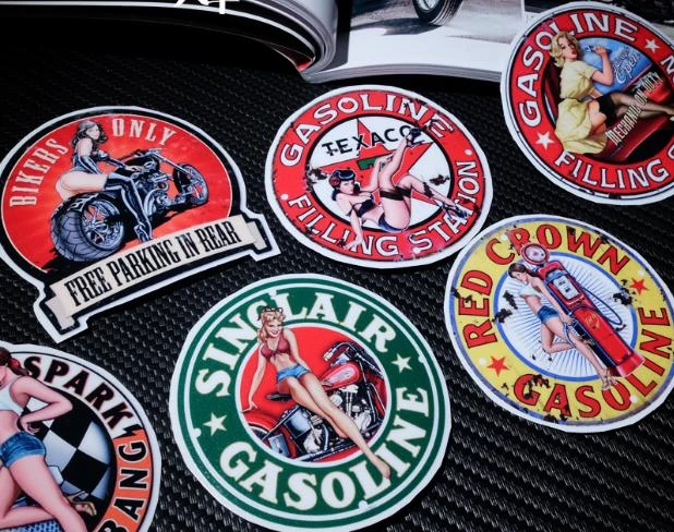 Pin Up Girl Motorcycle Graphics