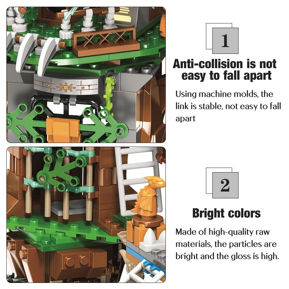 Winner Jurassic World Dinosaur Tree House Building Blocks - Building Toys