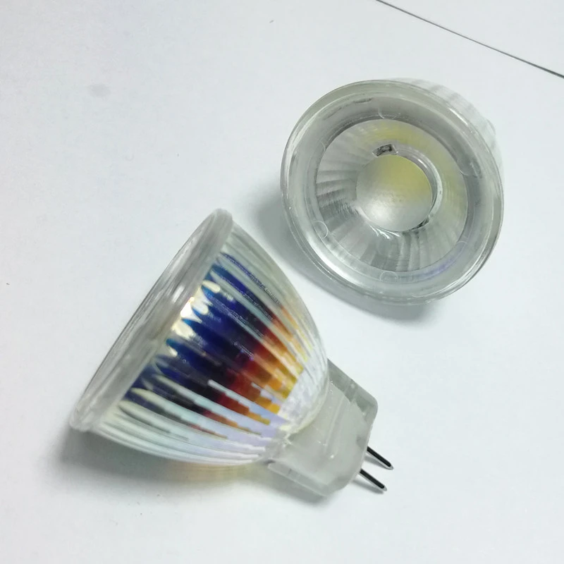 New Arrival MR11 COB Led Spotlight 110V 220V Glass Body GU4 Lamp Light ...