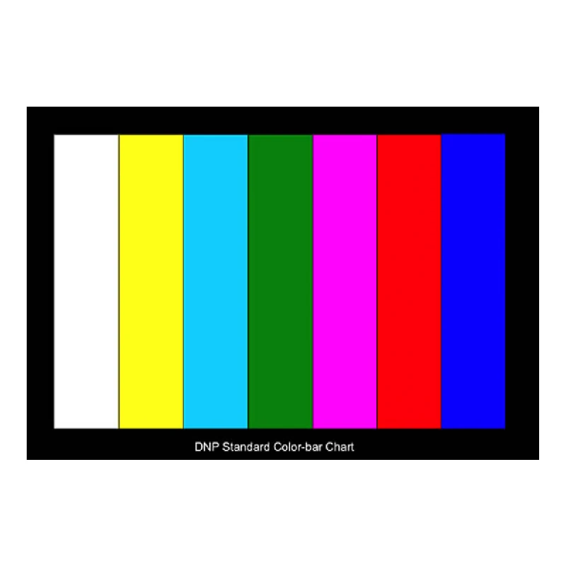 320*290mm DNP Standard Edition Color Bar Test Card Reflective TV Camera ...