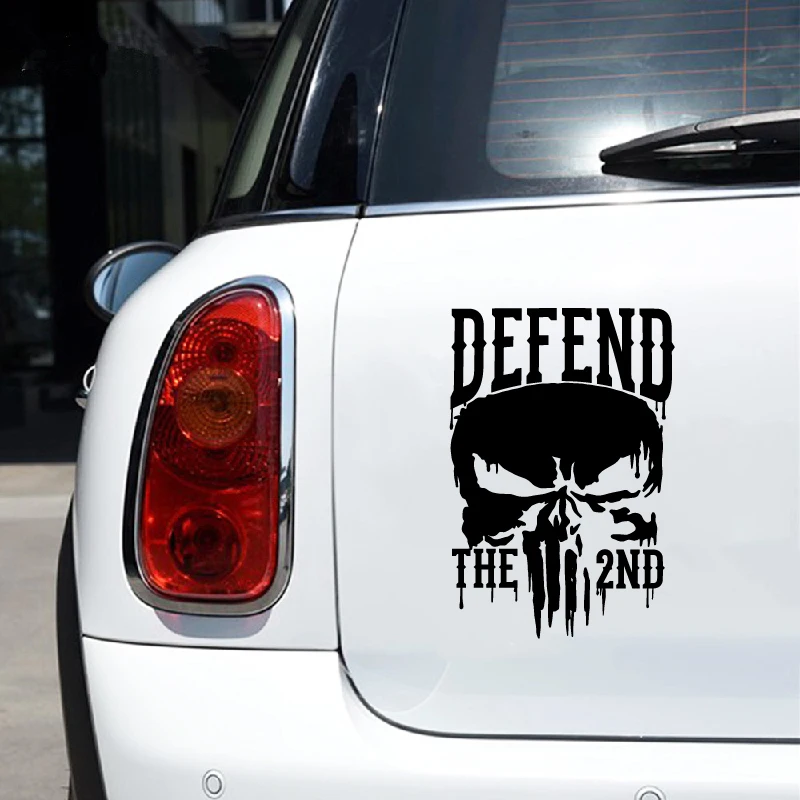 Defend the 2nd Decals Second Amendment Vinyl Sticker Car Decor ...