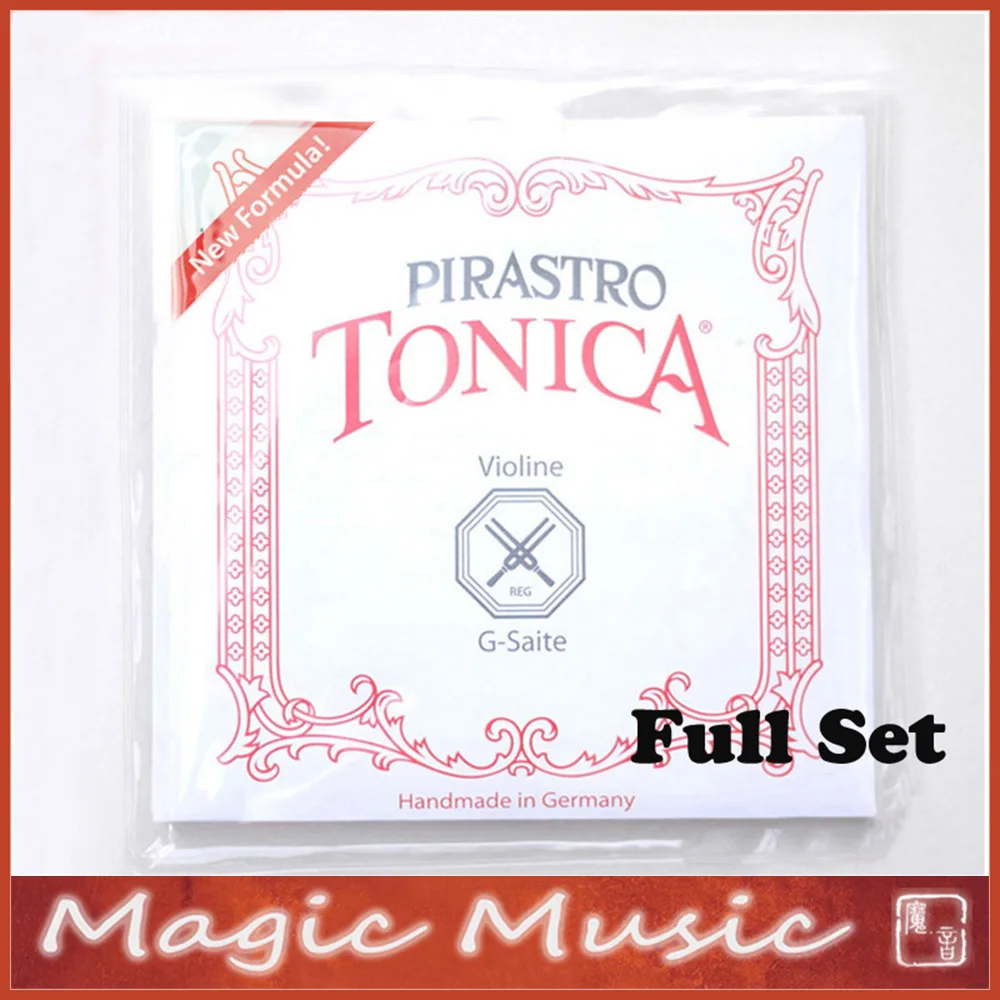 Full Size Pirastro Tonica Violin Strings Set Size 4/4 Ball End Original ...
