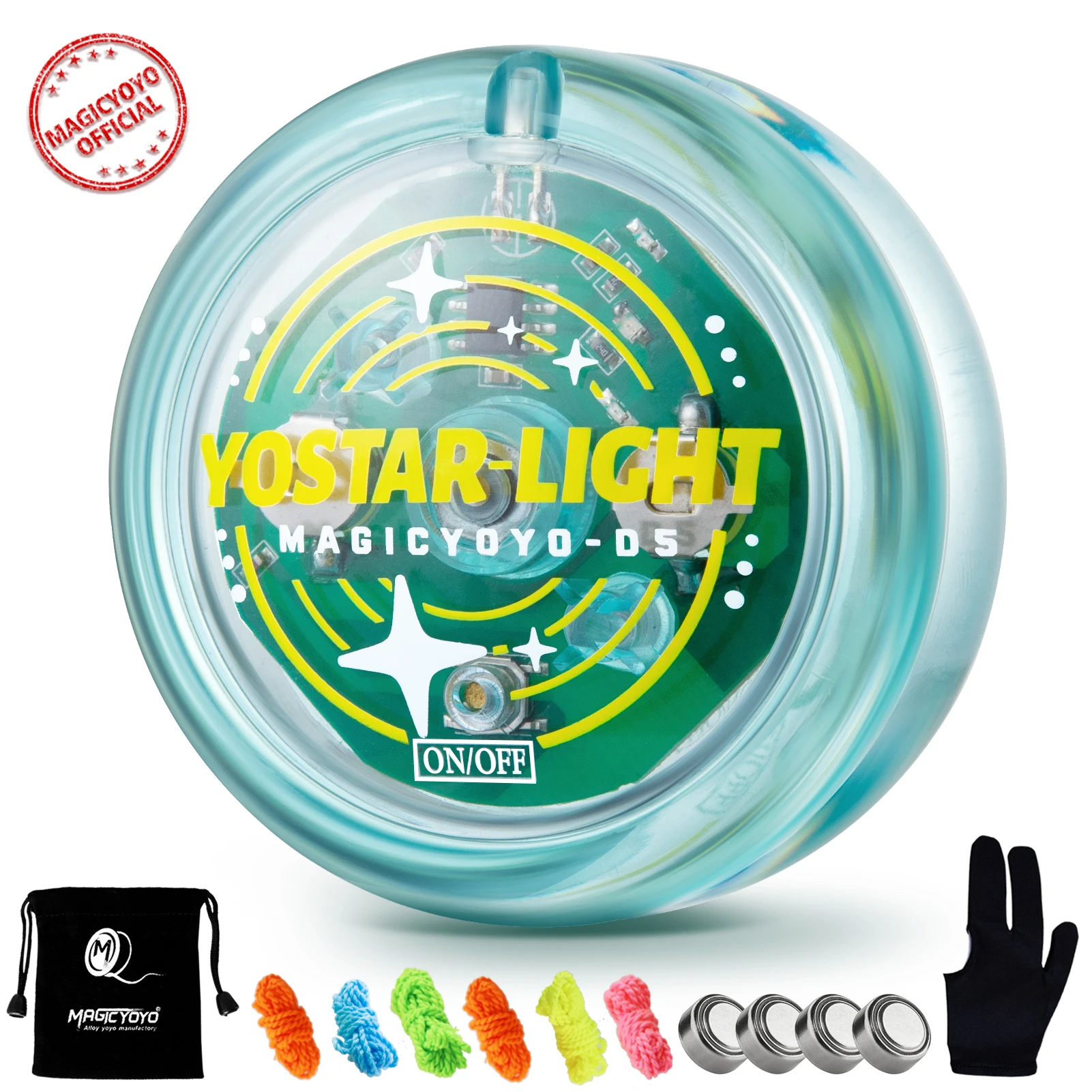 MAGICYOYO D5 LED Light Up Yoyo, Responsive Yoyo For Beginners ...