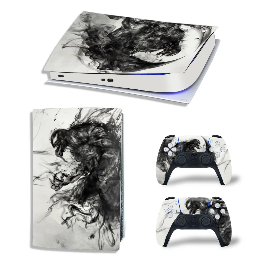 Venon disco de PS5 edición, pegatina de piel, cubierta para consola y ...