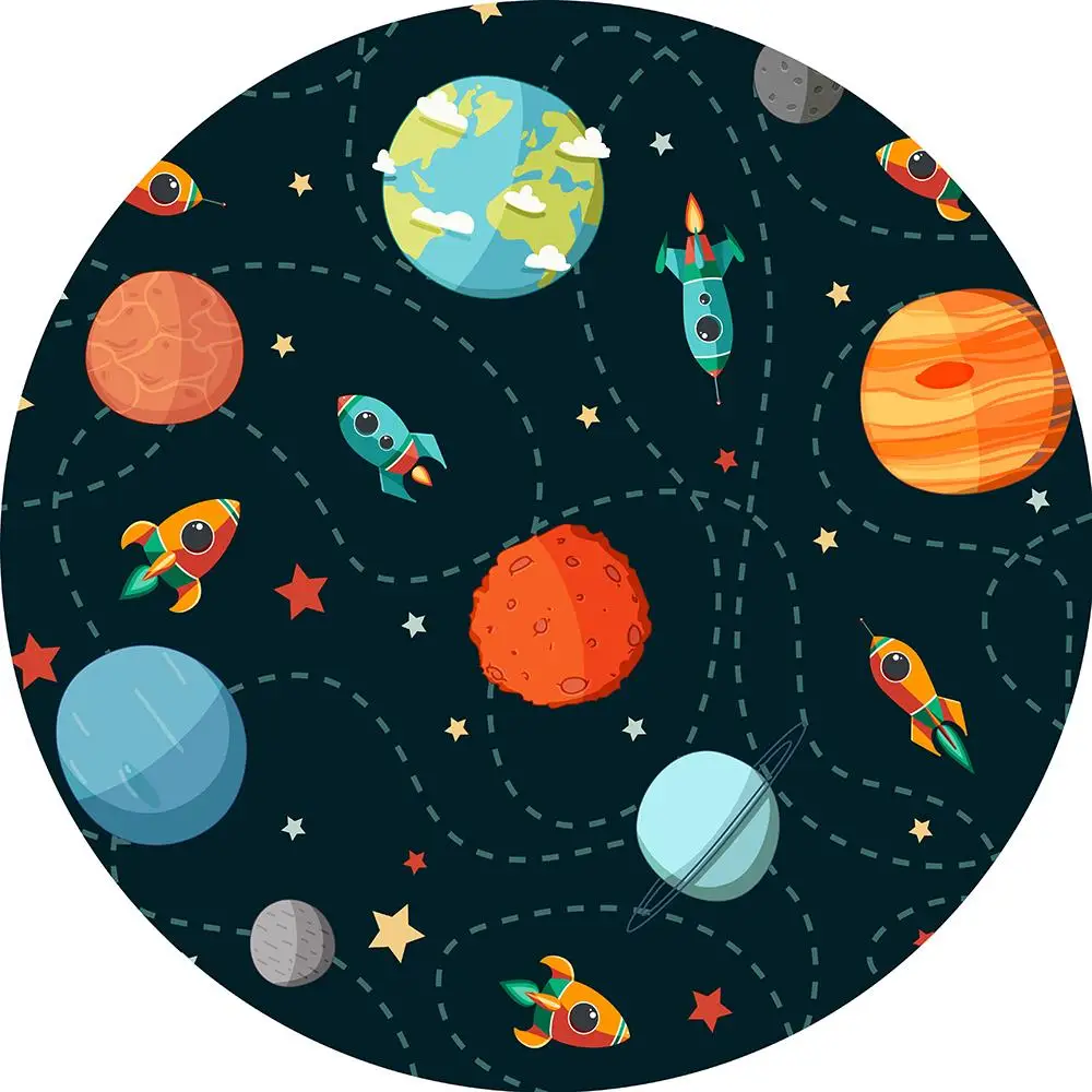 Cartoon Outer Space Planets