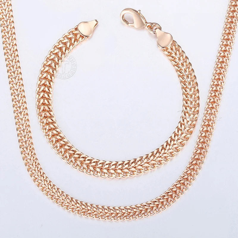 Rose Gold Jewelry Set 585 | 585 Gold Jewelry Set Men | Women Jewelry ...