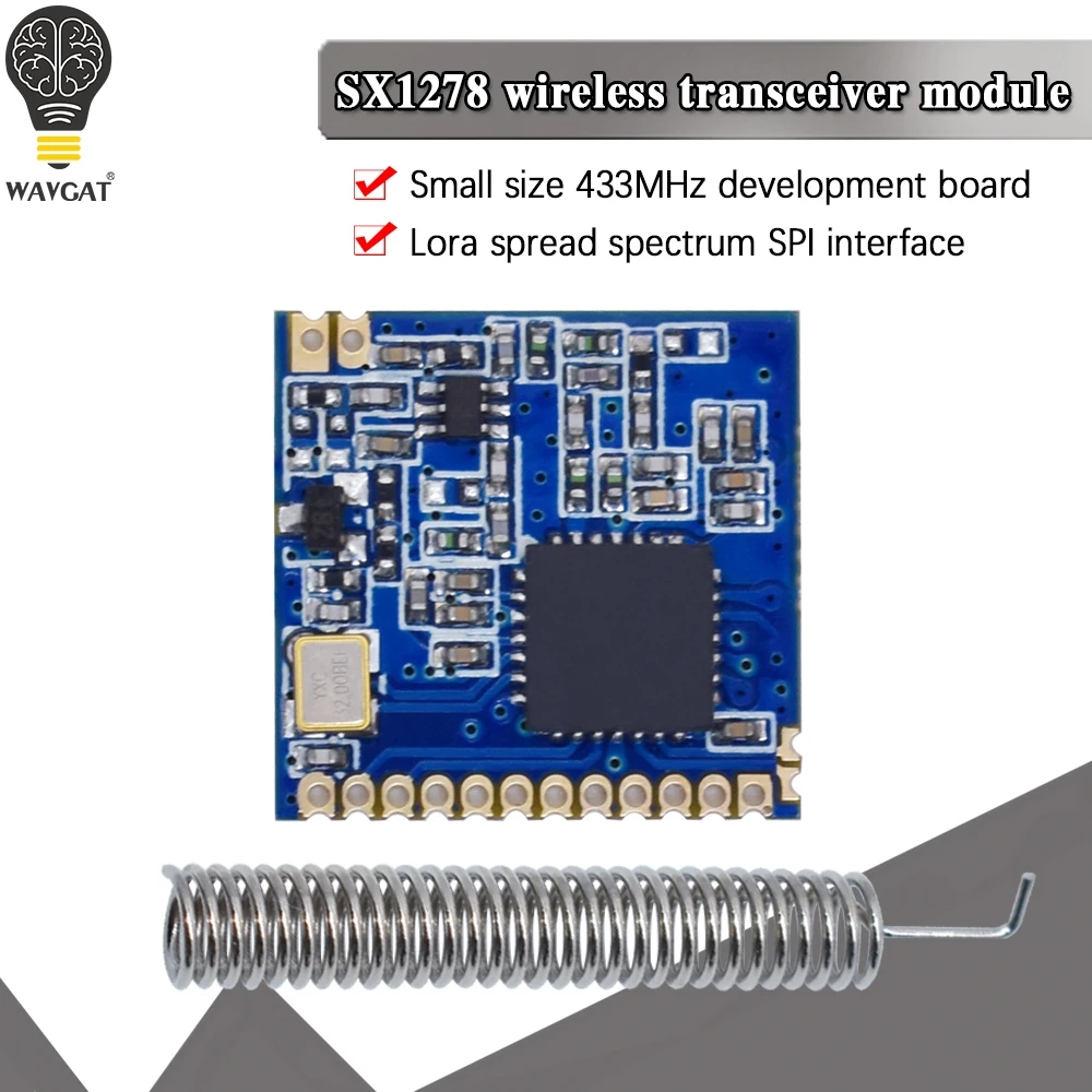 Wavgat Rf Lora Module Sx1278 Chip Pm1280 Long-distance Communication ...